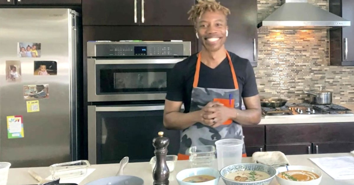 Chef Ed Harris makes vegan charred cauliflower soup