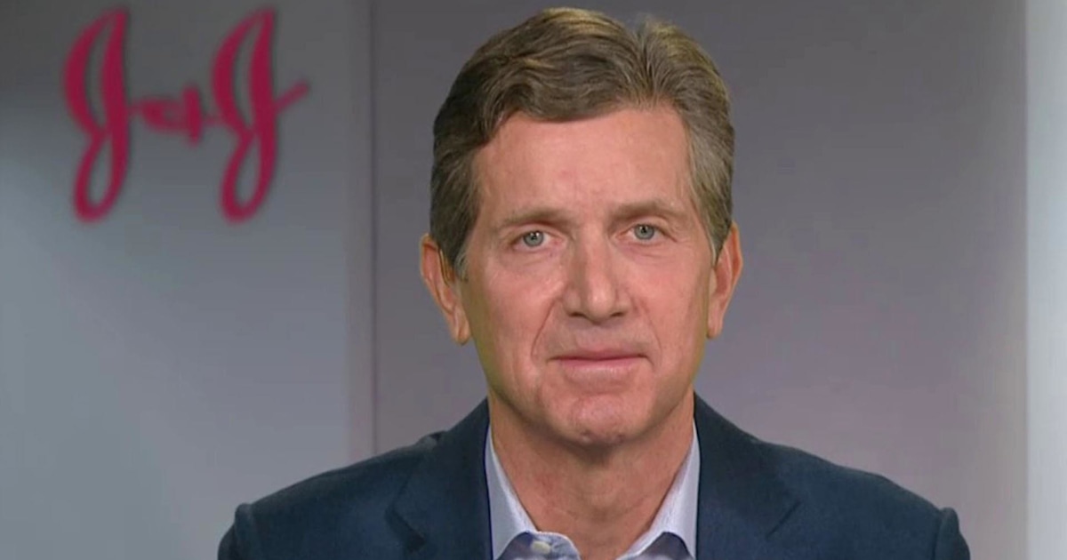 Johnson & Johnson CEO: New vaccine is ‘on trucks as we’re talking’