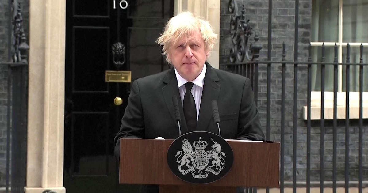 Boris Johnson addresses death of Prince Philip