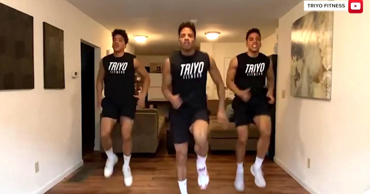 Identical triplets share their fitness and social justice missions