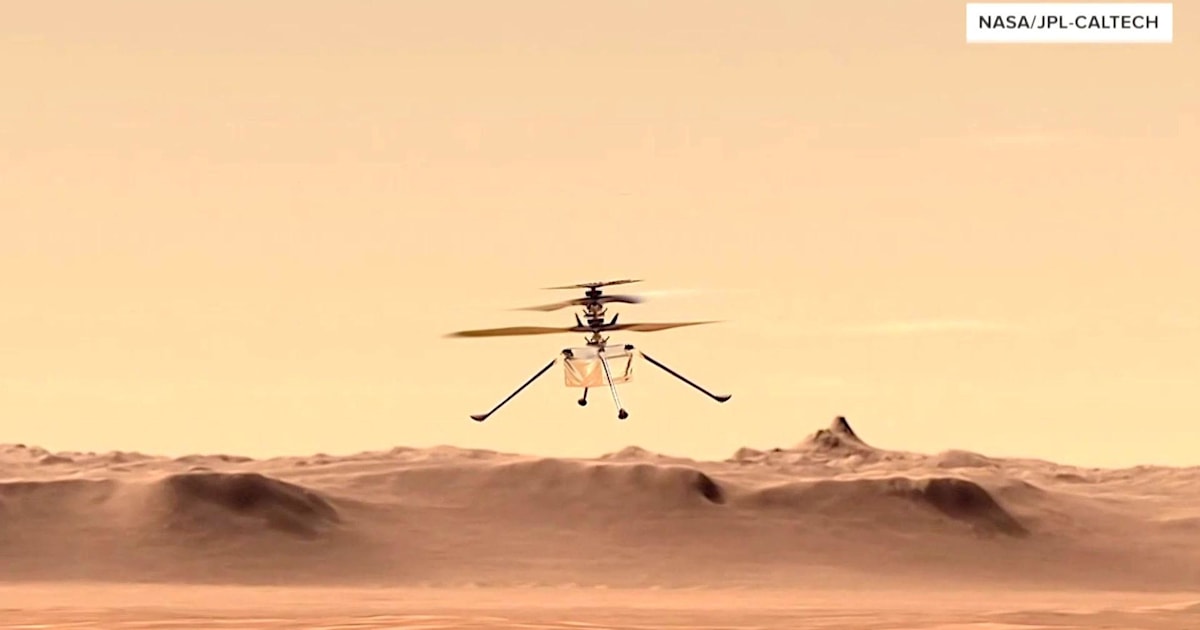 Mars helicopter Ingenuity makes its first flight on Red Planet