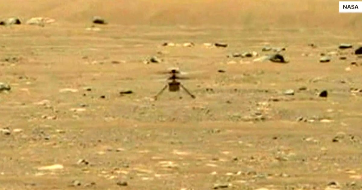 Mars helicopter flight makes NASA history with new images