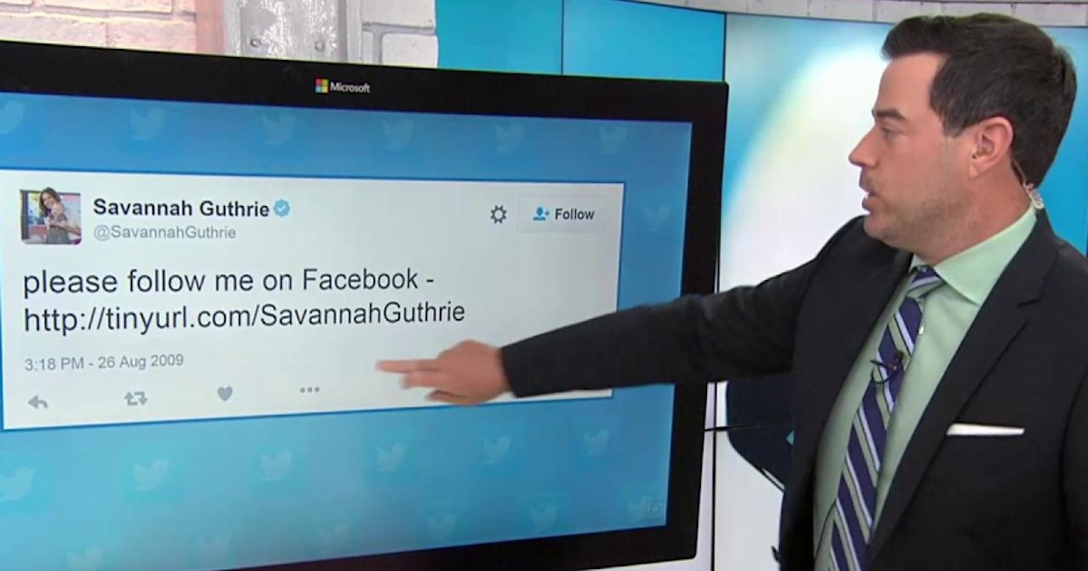 The TODAY anchors’ first tweets: Looking back as Twitter turns 10