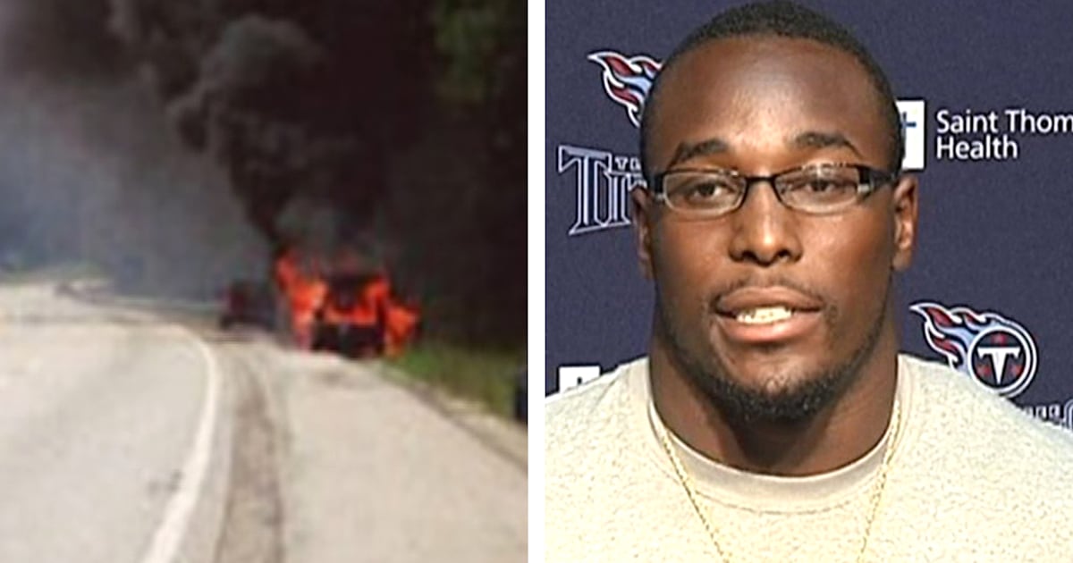 NFL rookie pulls family from fiery car crash