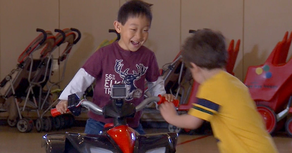Toy car helps disabled kids play, exercise with ease