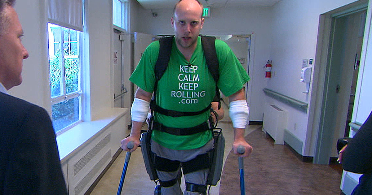 'Bionic' suit helps paralyzed patients walk again