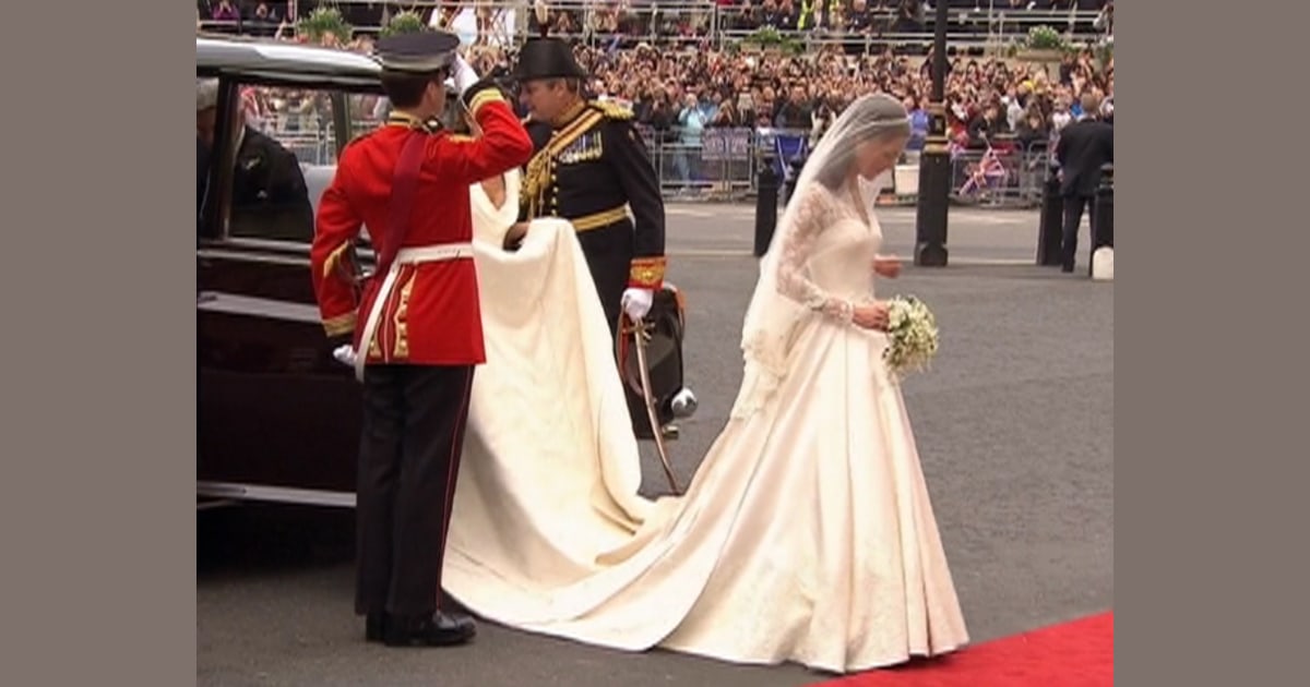 Look back at Kate’s breathtaking wedding entrance