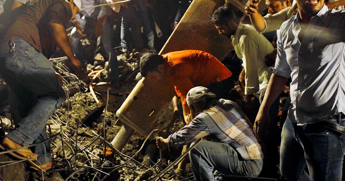 Building collapses in India, 41 dead, dozens missing
