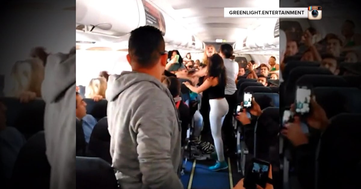 Video: In-flight brawl between women began over a ‘boombox’