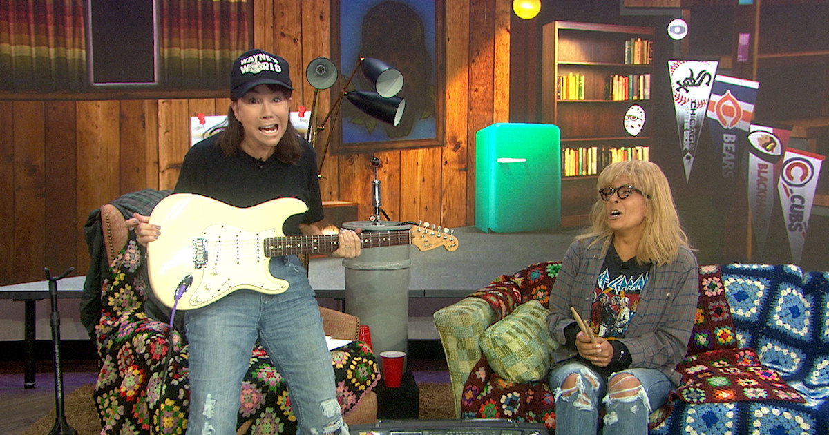 Schwing! Watch KLG, Hoda as ‘Wayne’s World’ hosts