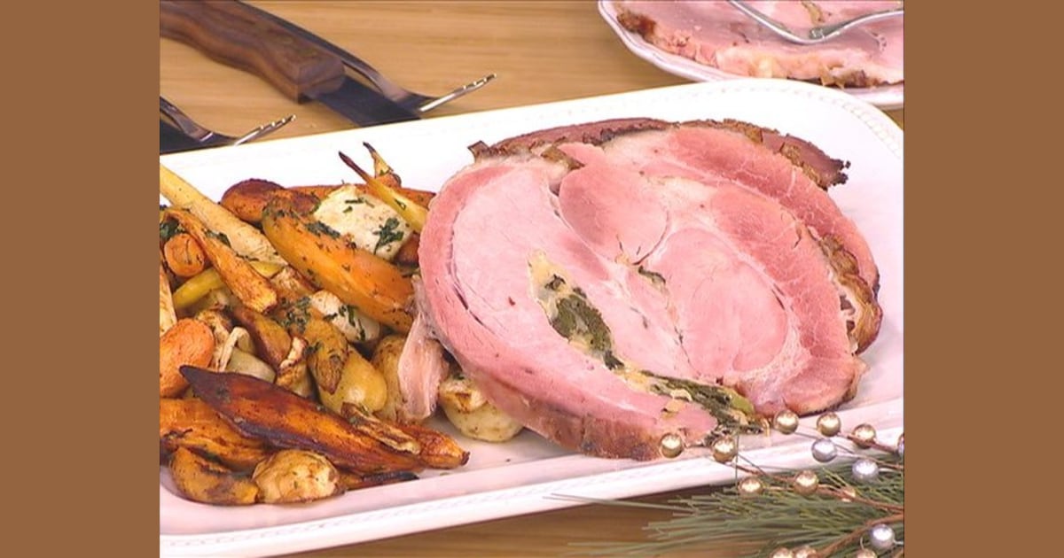 Add a twist to Christmas dinner with stuffed ham