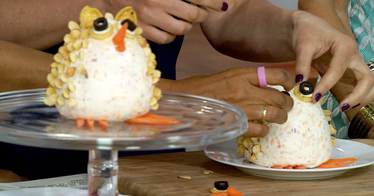 Swap the cheese ball for this cheese owl at your next party