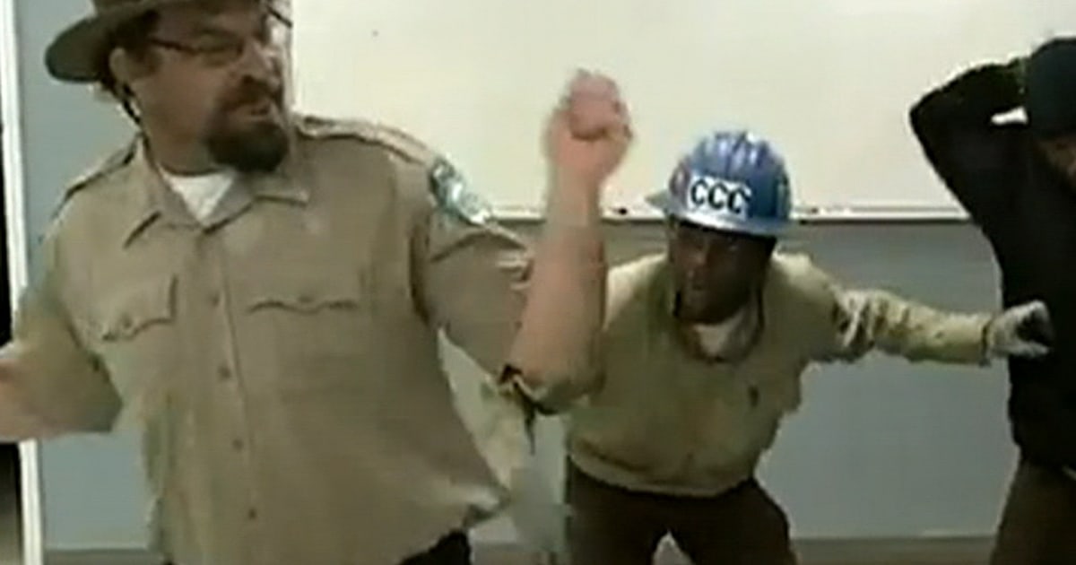 Employees teach boss some serious dance moves