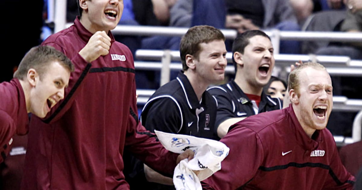 Harvard wins first-ever NCAA tourney game