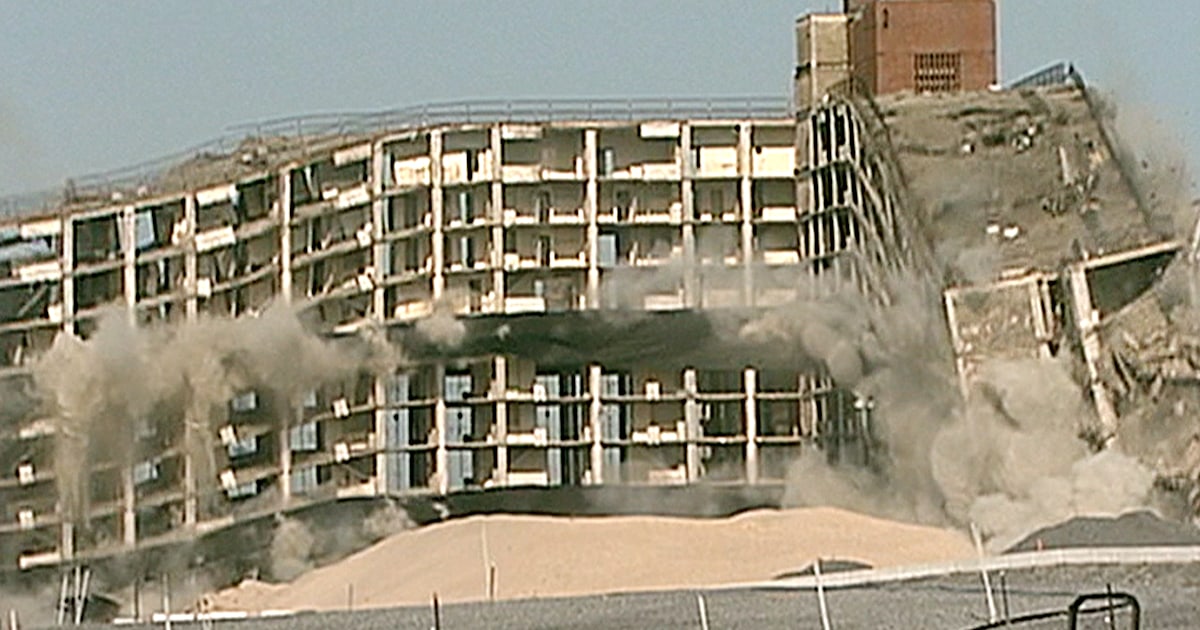 Watch New York City building implode
