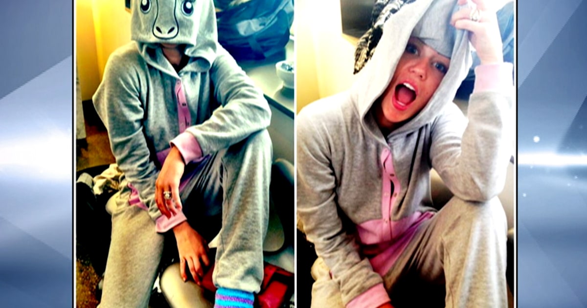 Miley Cyrus ‘twerks’ in unicorn onesie