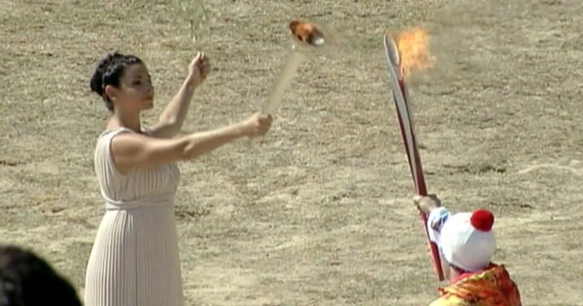 Olympic torch begins journey to Sochi