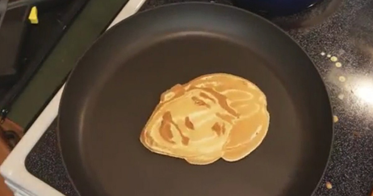 Batter up: Pancake dad turns weekend ritual into edible art