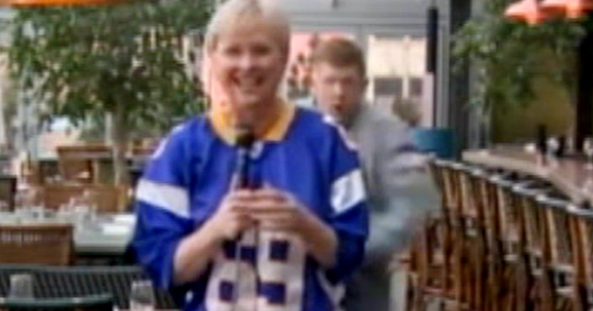Sports reporter takes NFL-worthy hit on live TV
