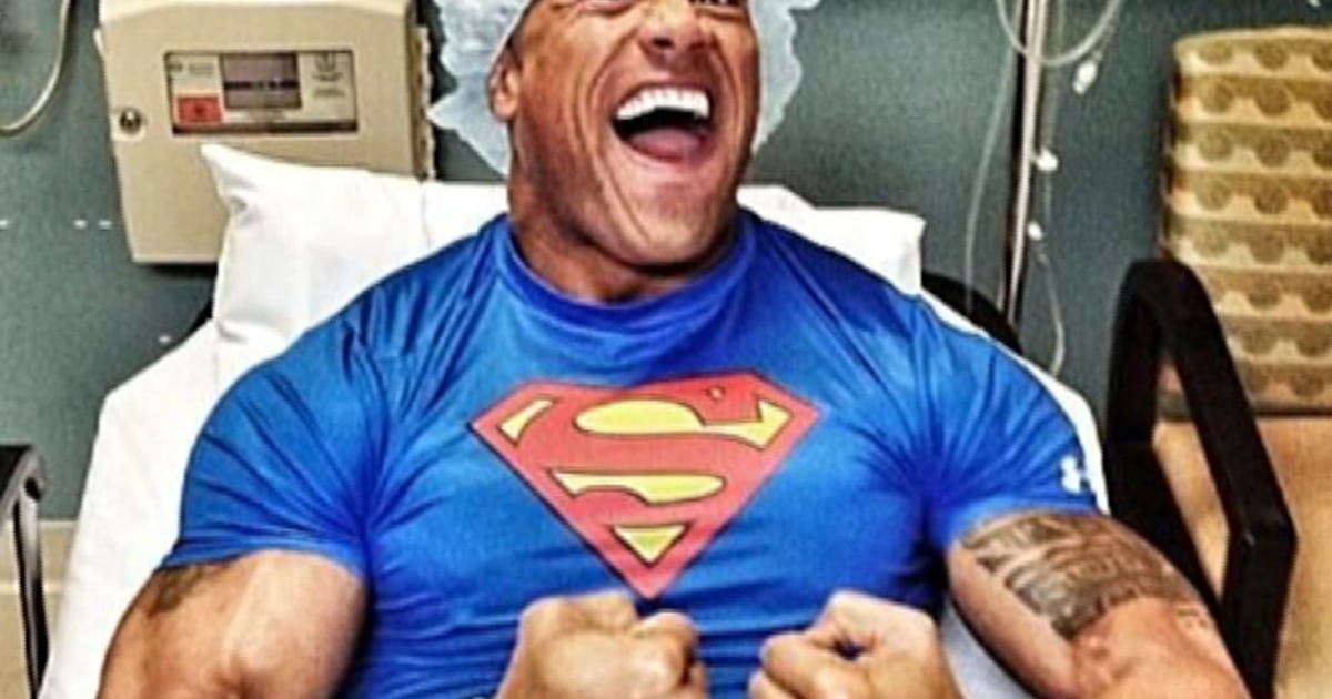 Dwayne ‘The Rock’ Johnson tweets hospital pic