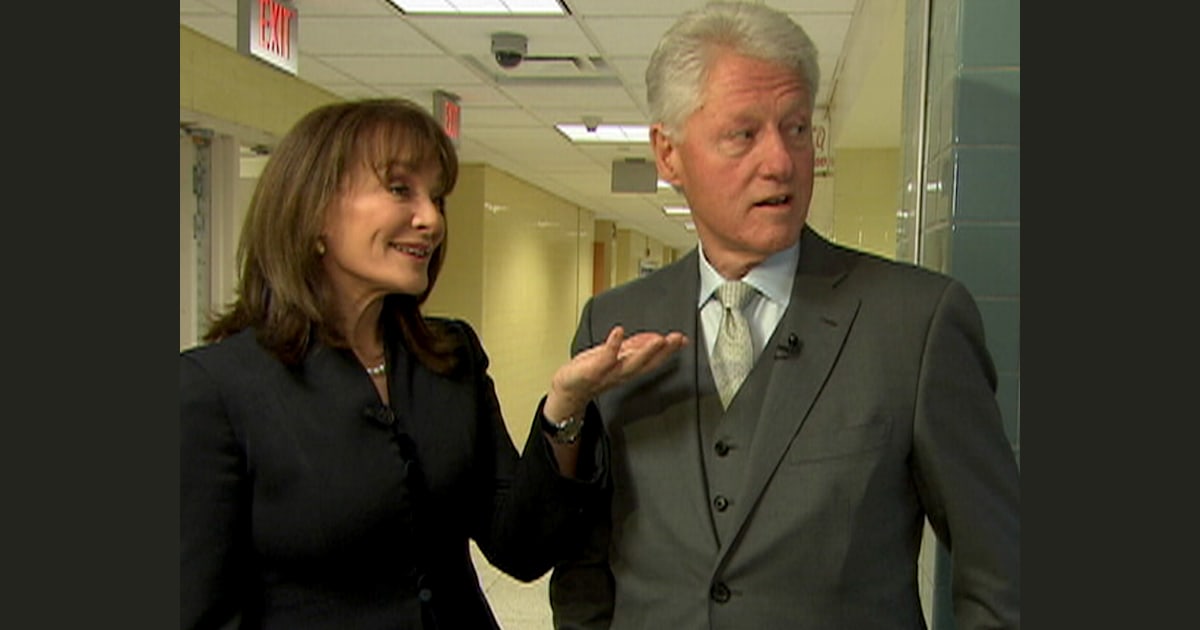 President Clinton waging war on childhood obesity