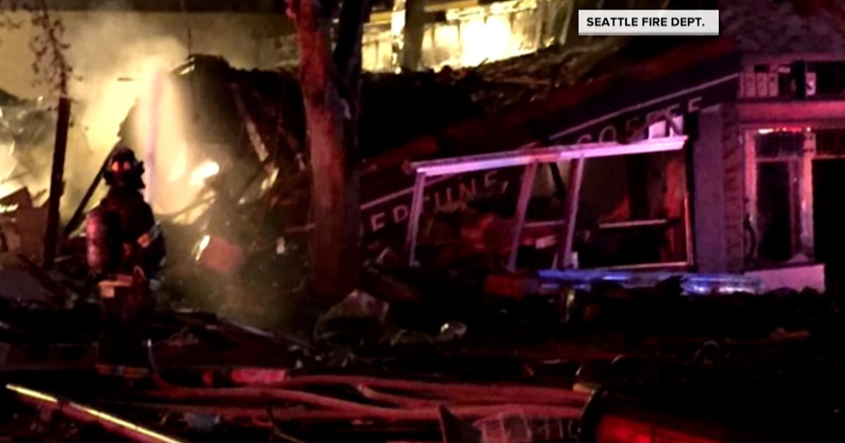 Nine firefighters injured after Seattle home explosion levels buildings