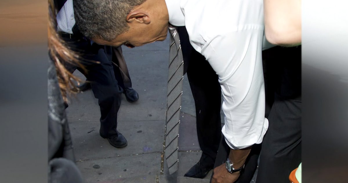 Oops! President gets spattered with ‘yogurt’