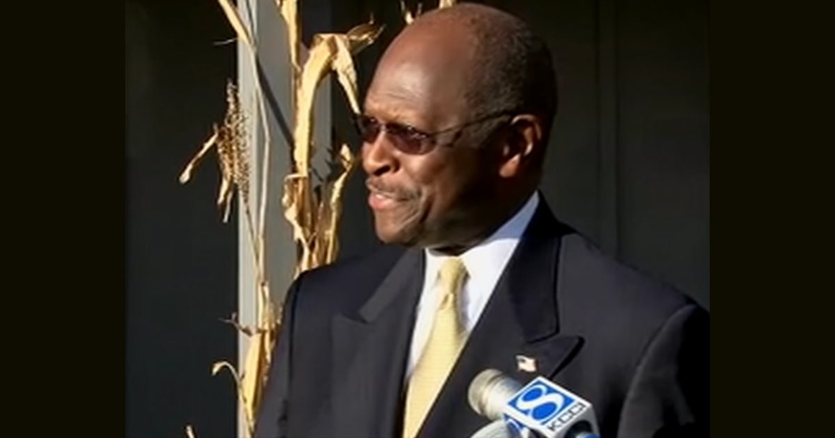 Cain: ‘I paused to gather my thoughts’