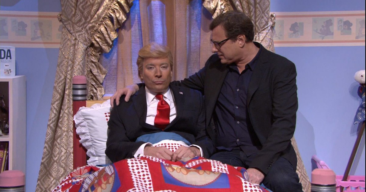 Jimmy Fallon plays Donald Trump in ‘Fuller House’ sketch