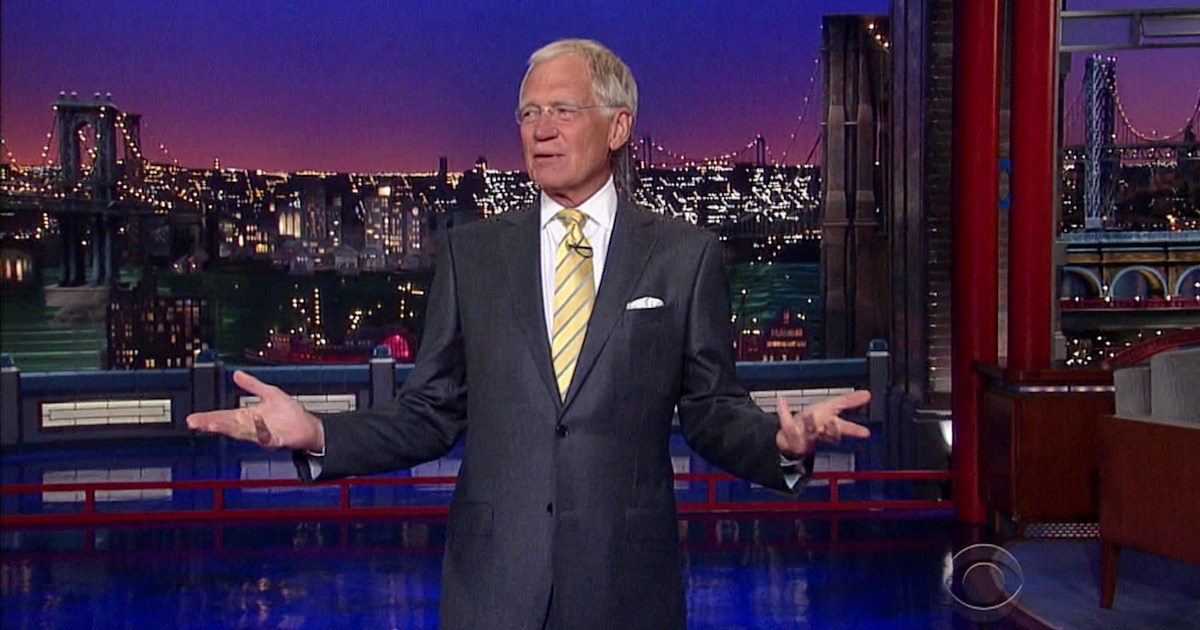 Check out David Letterman's striking retirement look