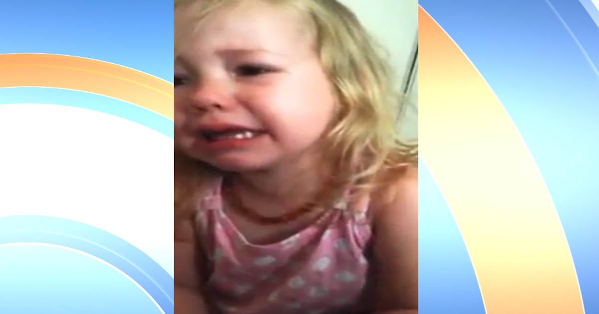 'Got your nose' game gets tearful reaction in viral video