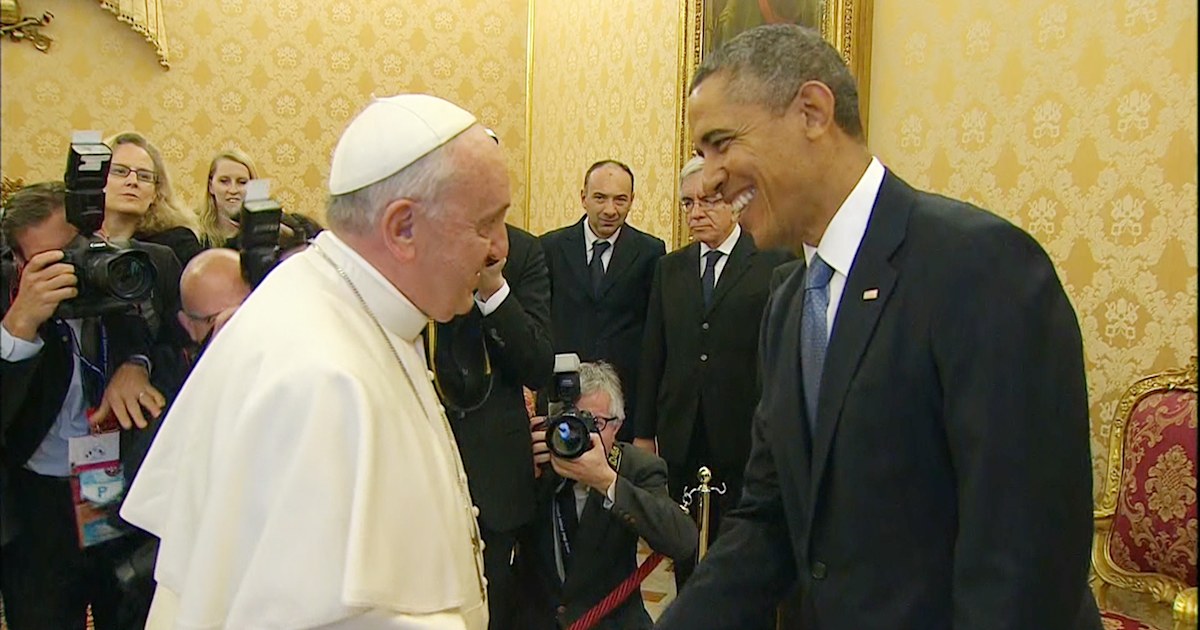 Pope Francis and POTUS meet for first time