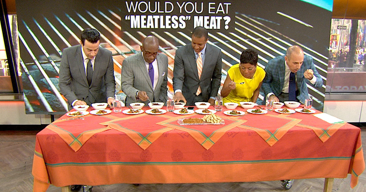TODAY puts 'meatless' meat to the test: Does it taste like chicken?