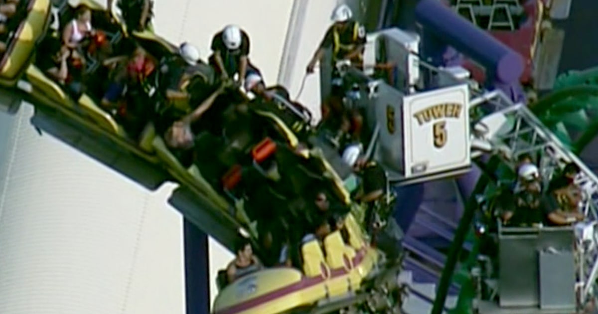 Riders rescued from Maryland roller coaster