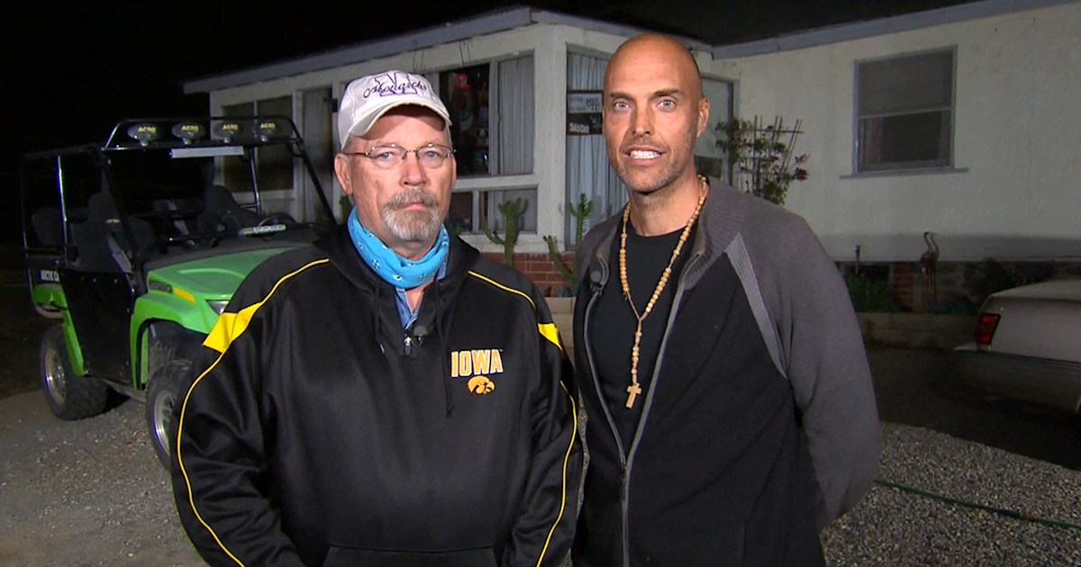 'We managed to save my house': Men spend night in deadly Calif. wildfires