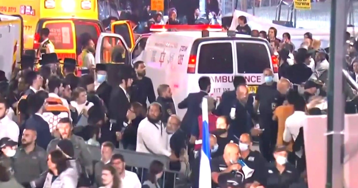 Stampede at religious festival in Israel leaves at least 44 dead
