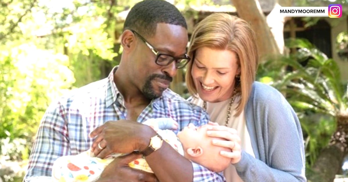 Mandy Moore shares photo of baby Gus from ‘This Is Us’ set