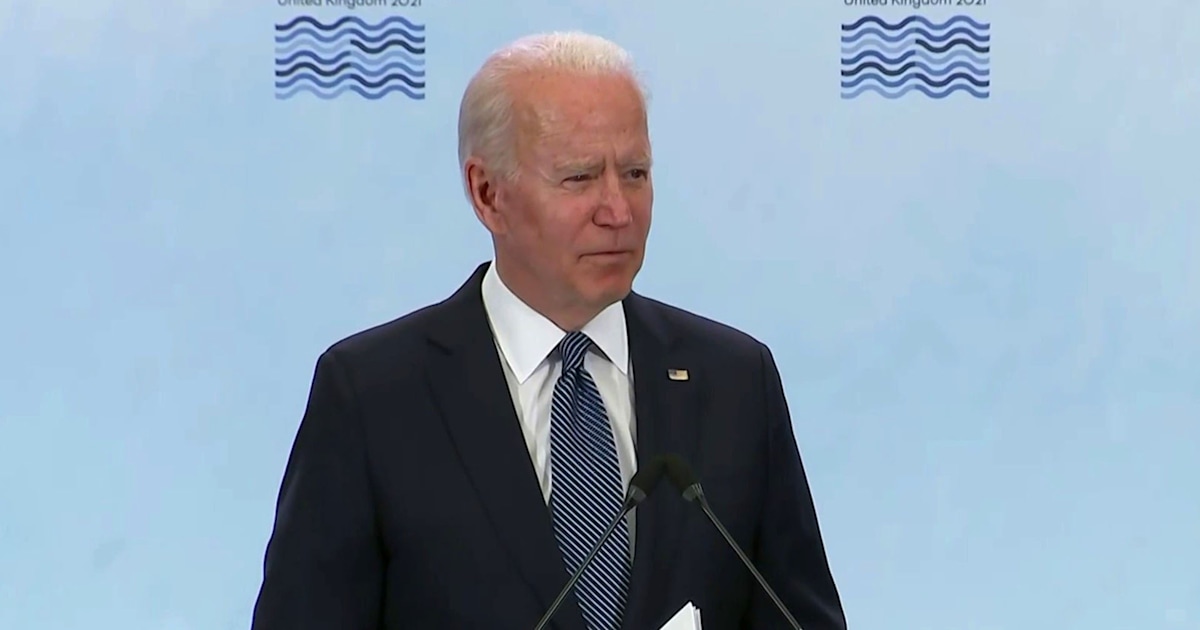 President Biden joins NATO summit after meeting with queen