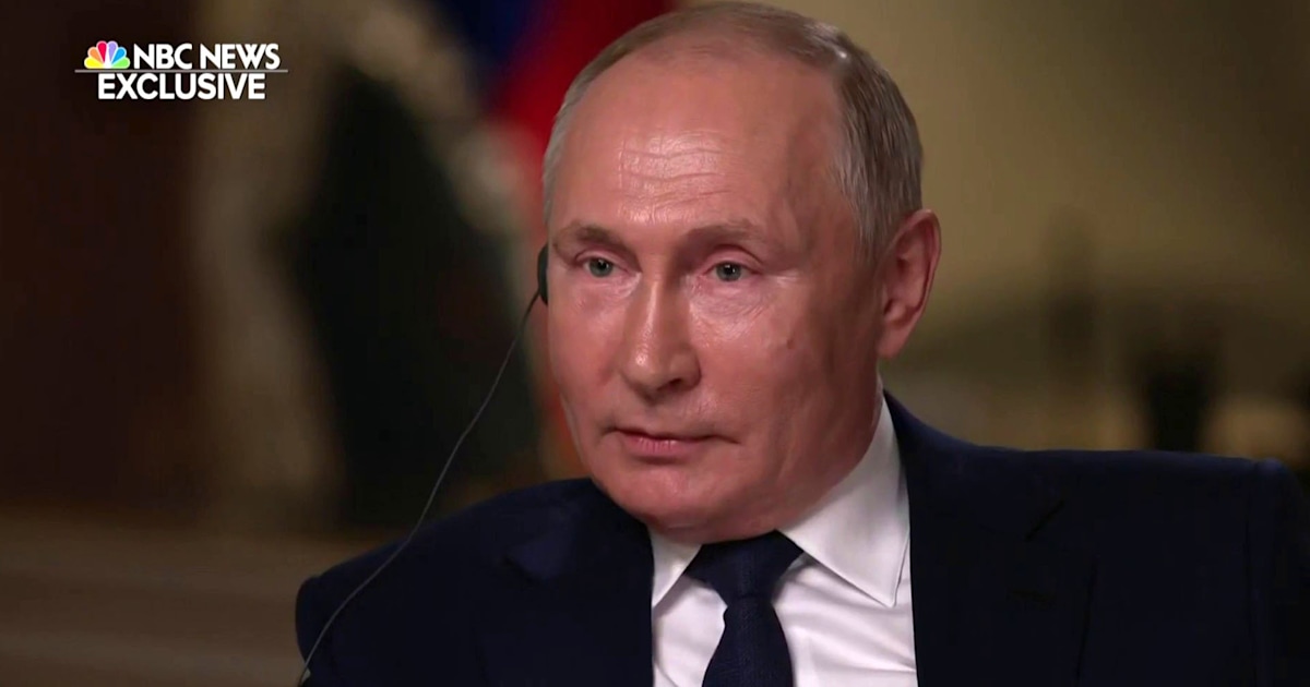 In rare interview, Russia's Putin denies 'unfounded' cyberattack ...