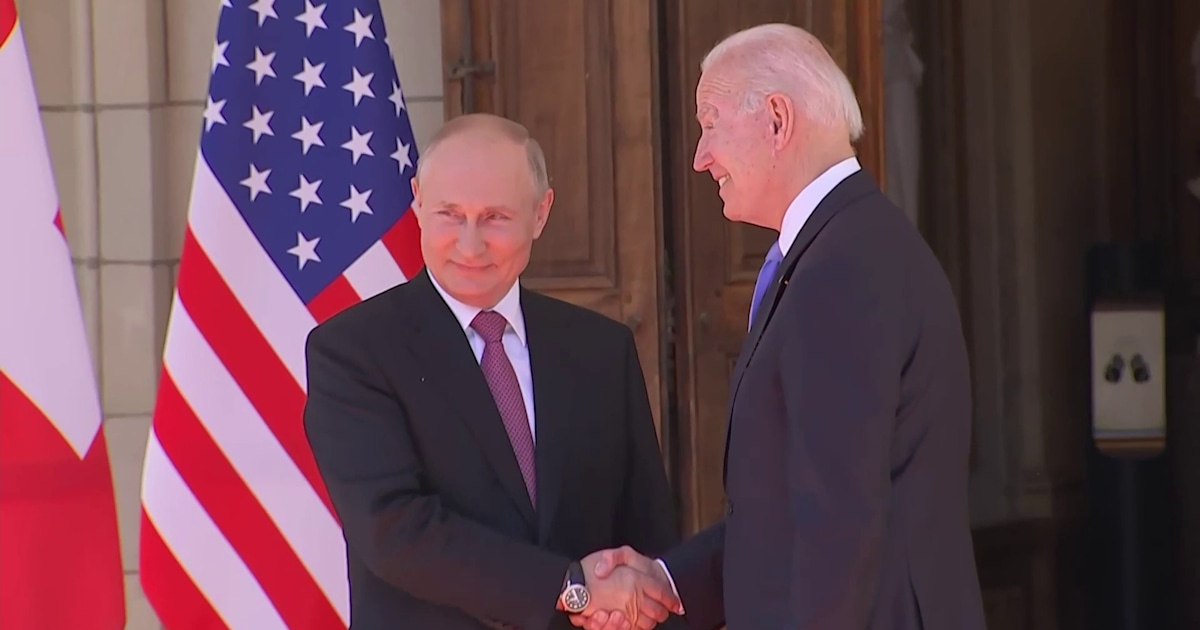 Biden and Putin meet face-to-face at summit