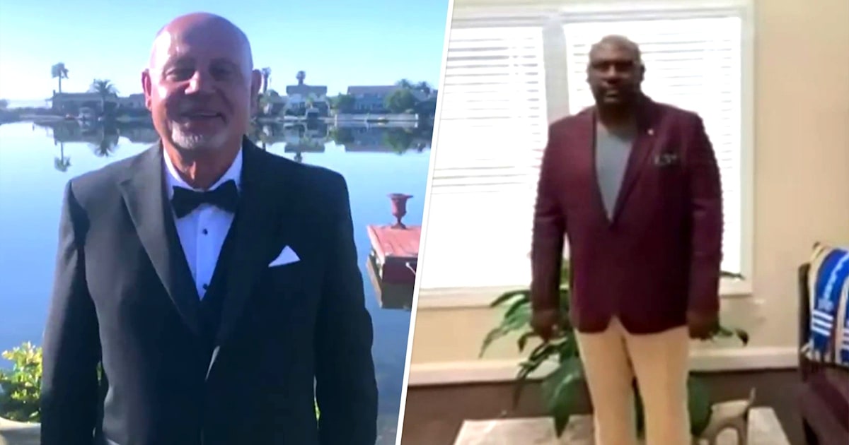 Dad gets at-home makeover before daughter’s wedding