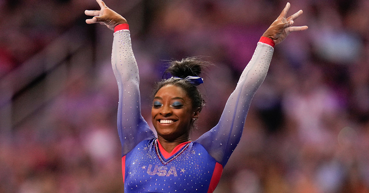Simone Biles wins her 7th national women’s all-around title