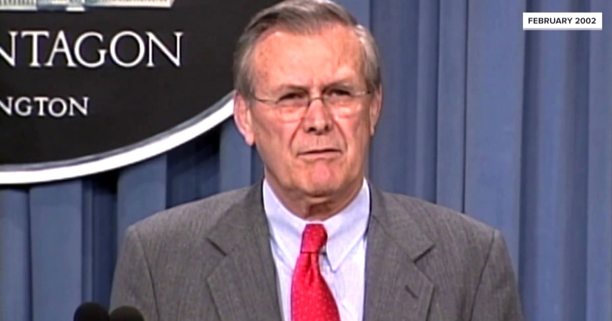 Remembering Donald Rumsfeld, 2-time secretary of defense