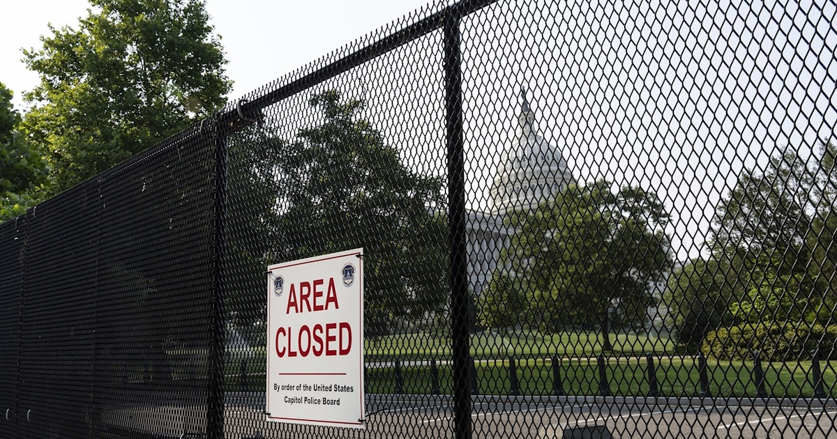 Capitol fencing to come down for first time since Jan. 6 riot