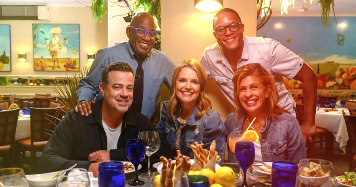 TODAY anchors lunch together and reflect on the past year
