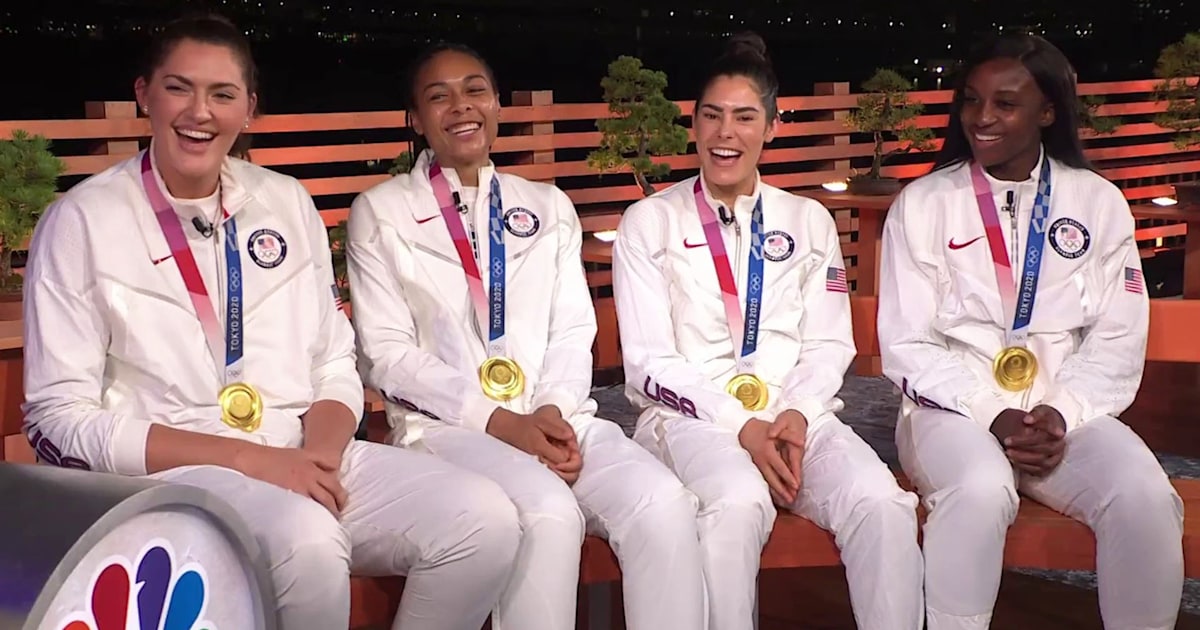 Team USA 3x3 women’s basketball champs talk about their gold medal win