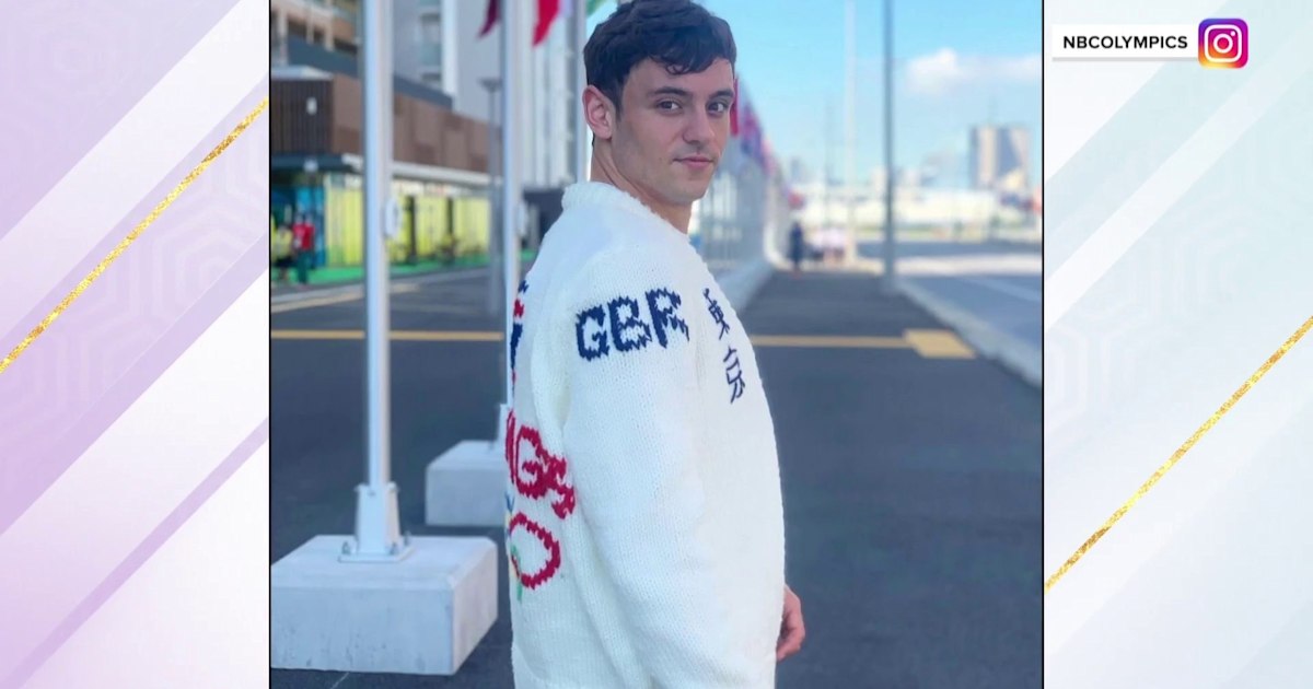 British gold medal diver goes viral knitting a sweater in Tokyo