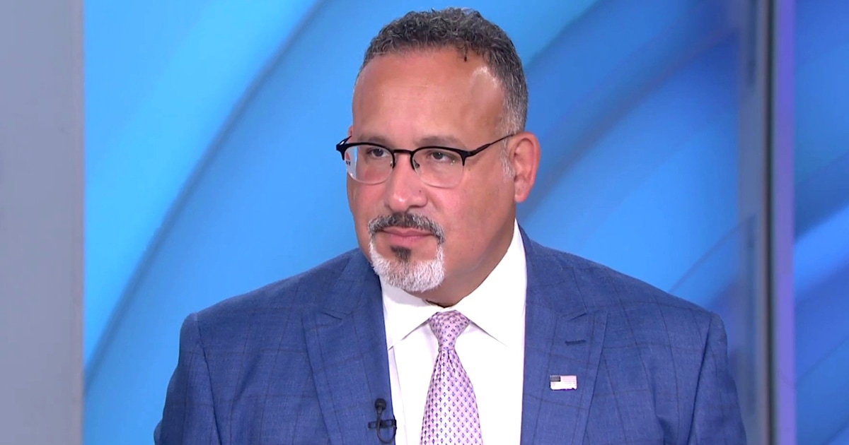 Miguel Cardona, Secretary of Education, talks schools reopening and ...