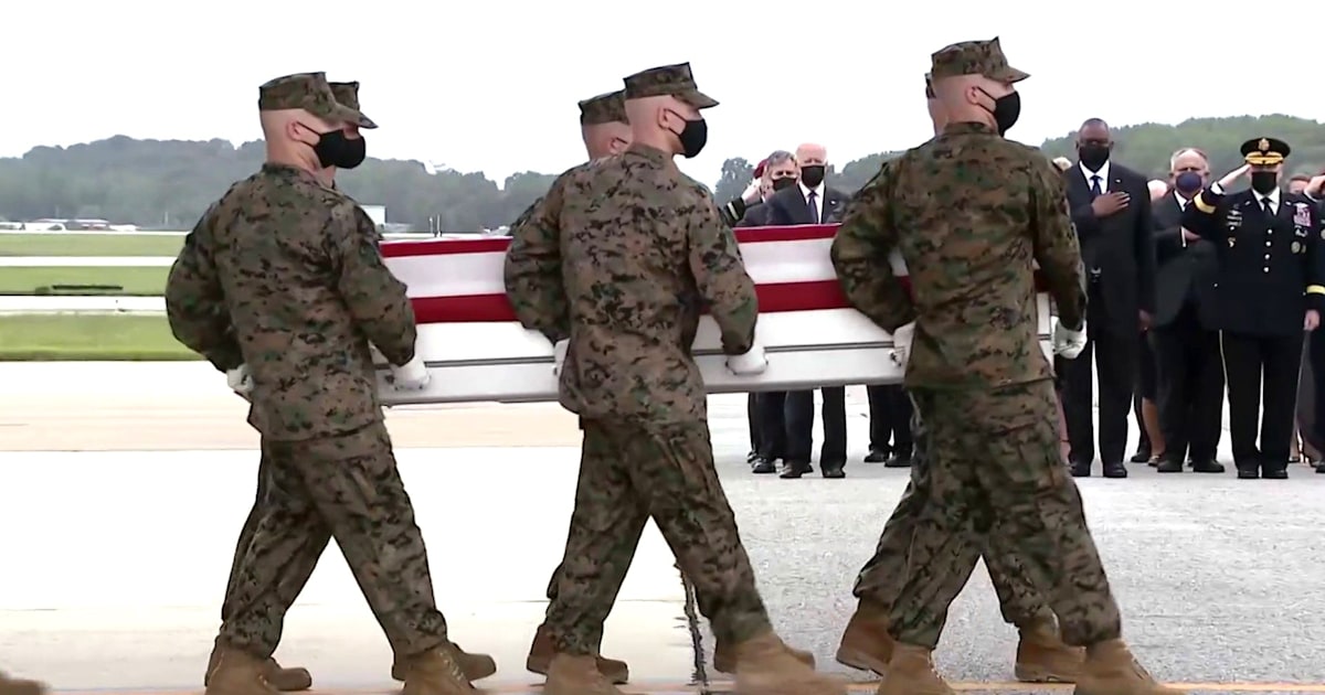 Families of 13 service members killed in Kabul attack honor loved ones