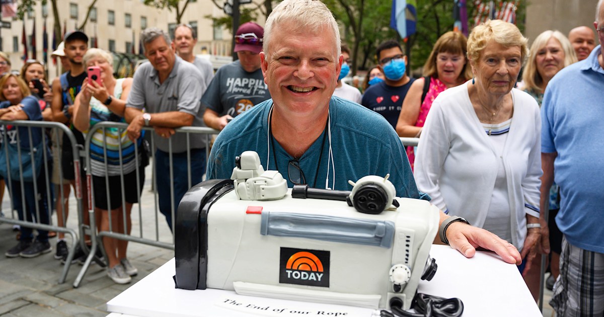 TODAY pays tribute to cameraman Bob Jaeger (aka ‘Rope’) as he retires